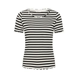 Cream T-Shirt 'CRRibba' Damen Gr&ouml;&szlig;e L schwarz / wei&szlig;