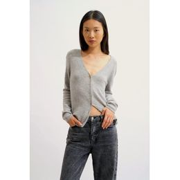 AUTHENTIC CASHMERE Kaschmir-Cardigan "Chalais" in Grau - 61% | Gr&ouml;&szlig;e M | Damen-pullover-cardigans