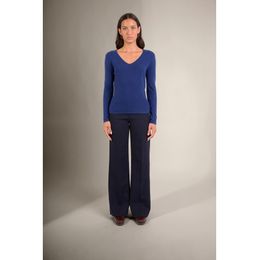Perfect Cashmere Kaschmir-Pullover in Blau - 46% | Gr&ouml;&szlig;e M | Damen-pullover-cardigans