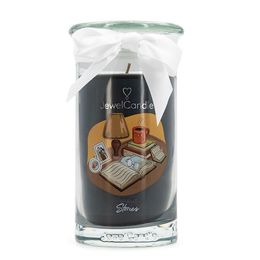 Juwelkerze Duftkerze mit Halskette "Bedtime Stories" - 400 g - 55% | Kerzen-vasen