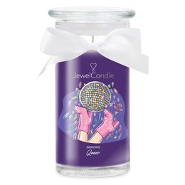Juwelkerze Duftkerze mit Halskette "Dancing Queen" - 400 g - 60% | Kerzen-vasen