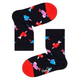 Happy Socks Socken "Cupid with heart" in Schwarz/ Bunt - 58% | Größe 13-21 | Babysocken-strumpfhosen