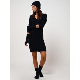 AUTHENTIC CASHMERE Kaschmir-Kleid "Capelet" in Dunkelblau - 67% | Gr&ouml;&szlig;e L | Damen-kleider