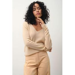 AUTHENTIC CASHMERE Kaschmir-Pullover "Galise" in Beige - 65% | Gr&ouml;&szlig;e M | Damen-pullover-cardigans