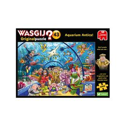 Jumbo 1000tlg. Puzzle "Wasgij Original 43 - Aquarium Antics!" - ab 12 Jahren - 26% | Gesellschaftsspiele