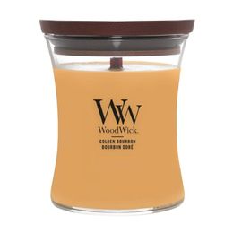 WoodWick Duftkerze "Golden Bourbon'' in Gelb - 275 g - 11% | Kerzen-vasen