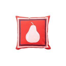 Benetton Kissen in Rot/ Rosa - 44% | Gr&ouml;&szlig;e 40x40 cm | Dekokissen
