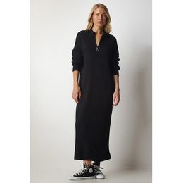 Happiness Istanbul Strickkleid in Schwarz - 57% | Damen-kleider