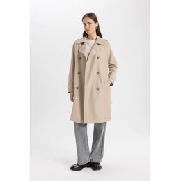 DeFacto Trenchcoat in Beige - 63% | Größe XL | Damenjacken