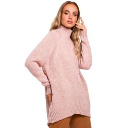 made of emotion Rollkragenpullover in Rosa - 80% | Gr&ouml;&szlig;e L/XL | Damen-pullover-cardigans