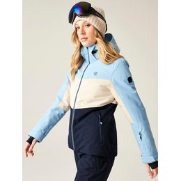 Dare 2b Ski-/ Snowboardjacke "Iced" in Dunkelblau/ Hellblau/ Creme - 45% | Gr&ouml;&szlig;e 38 | Damen-outdoorjacken