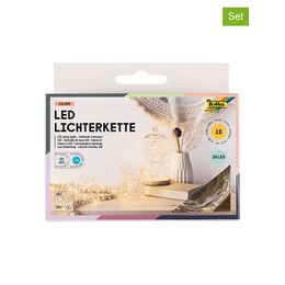 folia PAPER 10er-Set: LED-Lichterketten in Wei&szlig; - 35% | Lichterketten-dekobeleuchtung