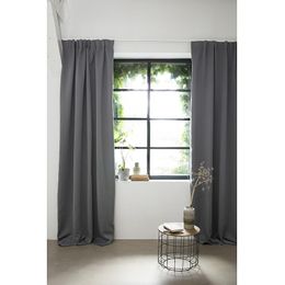 LIFA LIVING Vorhang in Grau - 64% | Größe 150x250 cm | Gardinen-vorhaenge