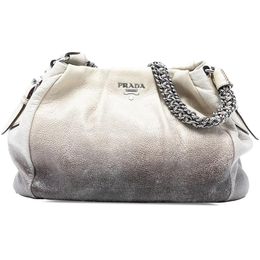 Prada Hobo Bags - Cervo Ombre Antik Chain Shoulder Bag - Gr. unisize - in Wei&szlig; - f&uuml;r Damen