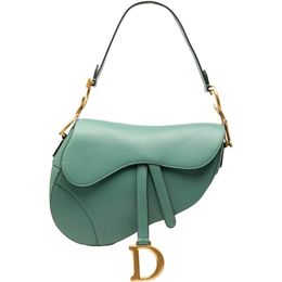 Christian Dior Hobo Bags - Leather Saddle Bag - Gr. unisize - in Gr&uuml;n - f&uuml;r Damen