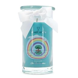 Juwelkerze Duftkerze mit Armkette "Somehwere Over The Rainbow" - 400 g - 45% | Kerzen-vasen