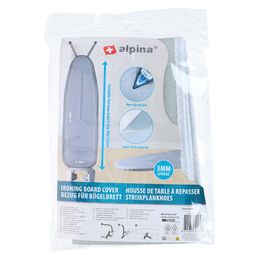 Alpina B&uuml;gelbrettbezug in Grau - (L)118 x (B)35,5 cm - 40% | Weitere-haushaltshelfer