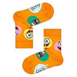 Happy Socks Socken "Sponge Bob Circle Of Friends" in Orange - 58% | Gr&ouml;&szlig;e 13-21 | Babysocken-strumpfhosen