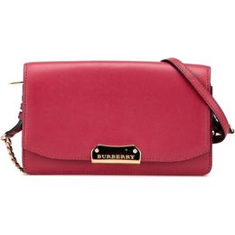 Burberry Hobo Bags - Leather Madison Wallet On Chain - Gr. unisize - in Rot - f&uuml;r Damen