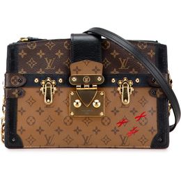 Louis Vuitton Hobo Bags - Monogram Reverse Trunk Clutch - Gr. unisize - in Braun - f&uuml;r Damen