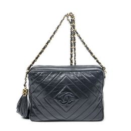 Chanel Crossbody Bags - CC Tassel Camera Crossbody - Gr. unisize - in Schwarz - f&uuml;r Damen