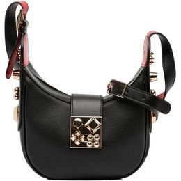 Christian Louboutin Hobo Bags - Mini Leather Carasky Crossbody - Gr. unisize - in Schwarz - f&uuml;r Damen