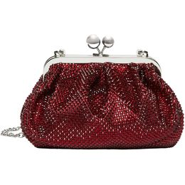 MaxMara Max Mara Clutches - Emy Eco-Friendly Clutch Bag - Gr. unisize - in Rot - f&uuml;r Damen