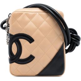 Chanel Hobo Bags - Mini Lambskin Cambon Ligne Crossbody - Gr. unisize - in Braun - f&uuml;r Damen
