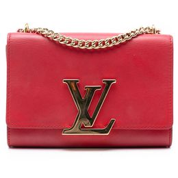 Louis Vuitton Hobo Bags - Leather Louise Chain MM - Gr. unisize - in Rot - f&uuml;r Damen
