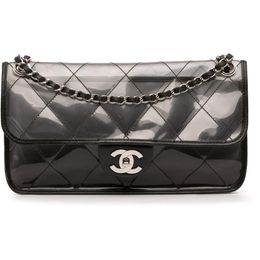 Chanel Hobo Bags - Stitched PVC and Calfskin Naked Flap - Gr. unisize - in Schwarz - f&uuml;r Damen