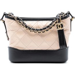 Chanel Hobo Bags - Small Bicolor Aged Calfskin Gabrielle Crossbody - Gr. unisize - in Braun - f&uuml;r Damen