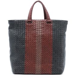 Bottega Veneta Hobo Bags - Tricolor Nappa Intrecciato Convertible Tote - Gr. unisize - in Grau - f&uuml;r Damen