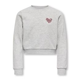 KIDS Only Sweatshirt "Rita" in Grau - 44% | Gr&ouml;&szlig;e 122/128 | Kinder-sweatshirts-jacken