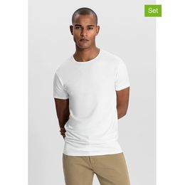 DSTREZZED 2er-Set: Shirts in Wei&szlig; - 42% | Gr&ouml;&szlig;e M | Herren-plussize