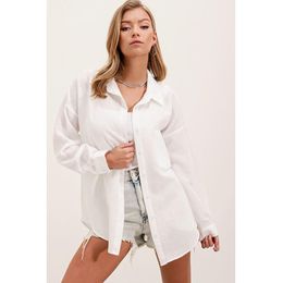 BIGdart Bluse in Weiß - 54% | Größe 36 | Damen-blusen