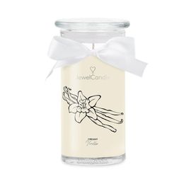 Juwelkerze Duftkerze mit Armkette "Creamy Vanilla" - 400 g - 48% | Kerzen-vasen