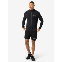 super.natural Sweatjacke ''Universal'' in Schwarz - 58% | Größe L | Herren-sweatshirts-jacken