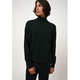 AUTHENTIC CASHMERE Kaschmir-Rollkragenpullover "Bange" in Dunkelgr&uuml;n - 60% | Gr&ouml;&szlig;e M | Herren-plussize
