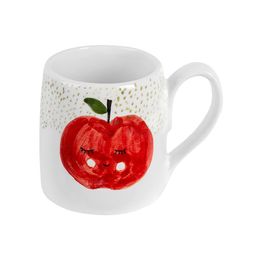 The Wild Hug Tasse "Apple" in Wei&szlig;/ Rot - (H)9 cm - 10% | Gedeckter-tisch