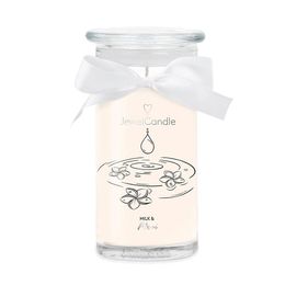Juwelkerze Duftkerze mit Armkette "Milk & Monoi" - 400 g - 48% | Kerzen-vasen