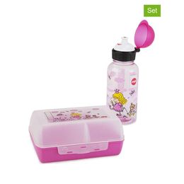 Emsa 2tlg. Set: Lunchbox "Princess" in Rosa - 11% | Aufbewahren-servieren