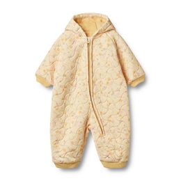 Wheat Thermo-Overall "Cuddle" in Gelb - 53% | Größe 74 | Babyoveralls
