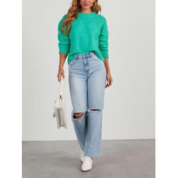 Milan Kiss Pullover in Gr&uuml;n - 46% | Gr&ouml;&szlig;e M | Damen-pullover-cardigans