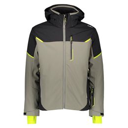 CMP Softshelljacke in Schwarz/ Khaki - 69% | Größe 52 | Herren-outdoorjacken