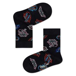 Happy Socks Socken "Rolling stones midnight ramble" in Schwarz/ Bunt - 58% | Größe 13-21 | Babysocken-strumpfhosen