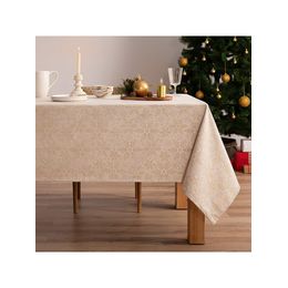 Mint Rugs Tischdecke "Christmas Loana" in Creme/ Gold - 68% | Größe 155x200 cm |