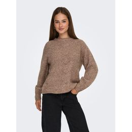 Only Pullover in Hellbraun - 27% | Gr&ouml;&szlig;e S | Damen-pullover-cardigans