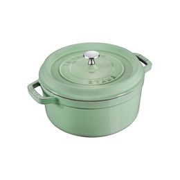 Zwilling Cocotte ''Staub'' in Gr&uuml;n - &Oslash; 20 cm - 25% | Kochgeschirr