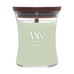 WoodWick Duftkerze "Ethereal Haze'' in Gr&uuml;n - 275 g - 11% | Kerzen-vasen