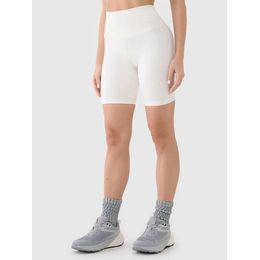 4F Funktionsshorts in Creme - 60% | Gr&ouml;&szlig;e S | Damen-sporthosen